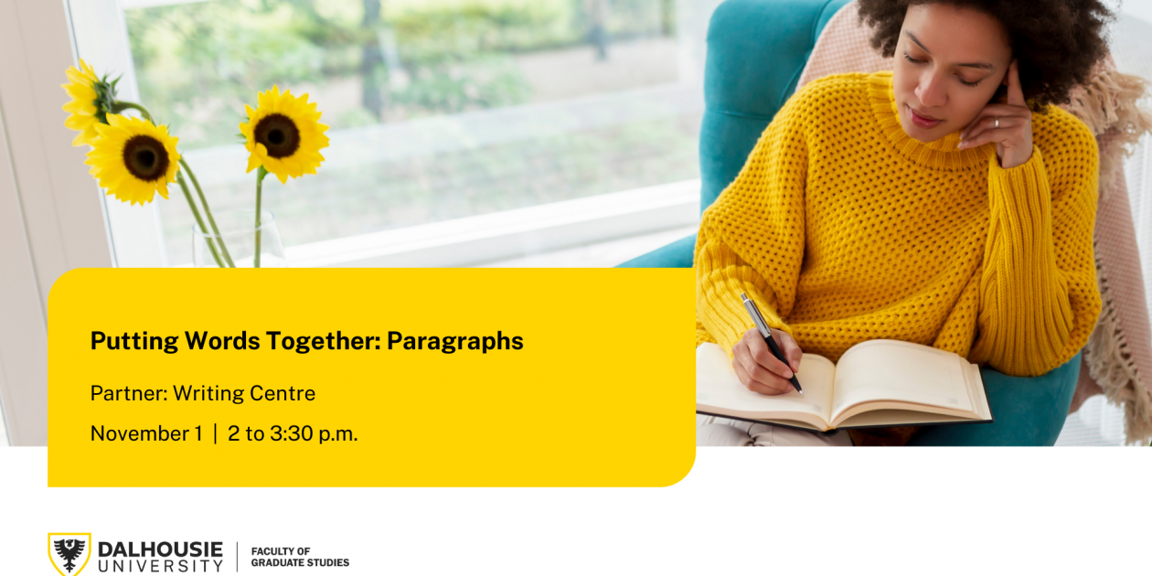 Dal GradPD: Putting Words Together: Paragraphs / Event Calendar ...