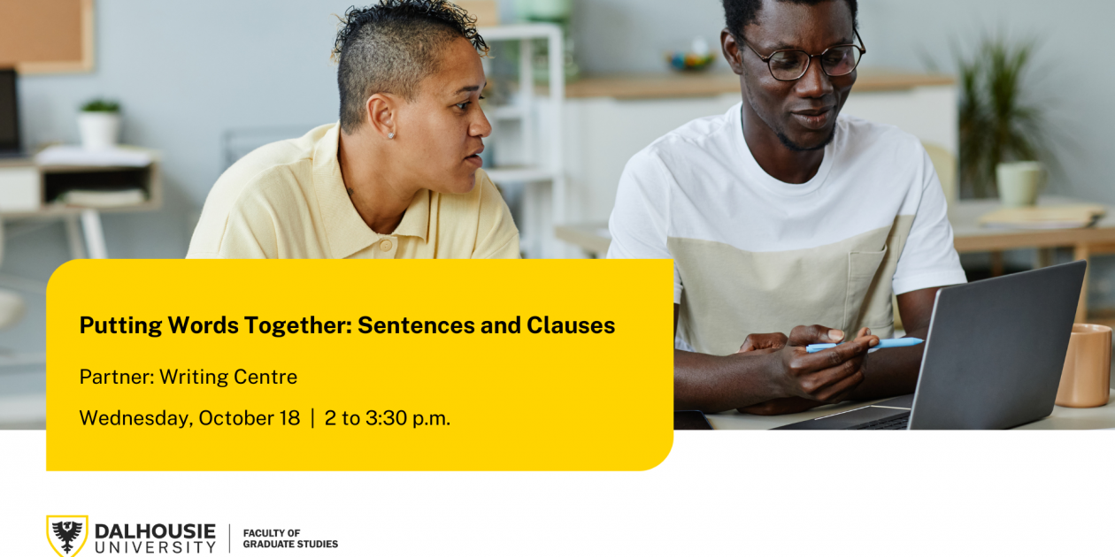 Dal GradPD: Putting Words Together: Sentences and Clauses / Event ...