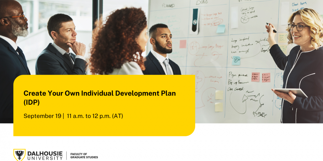 GradPD: Create Your Own Individual Development Plan (IDP) / Event ...
