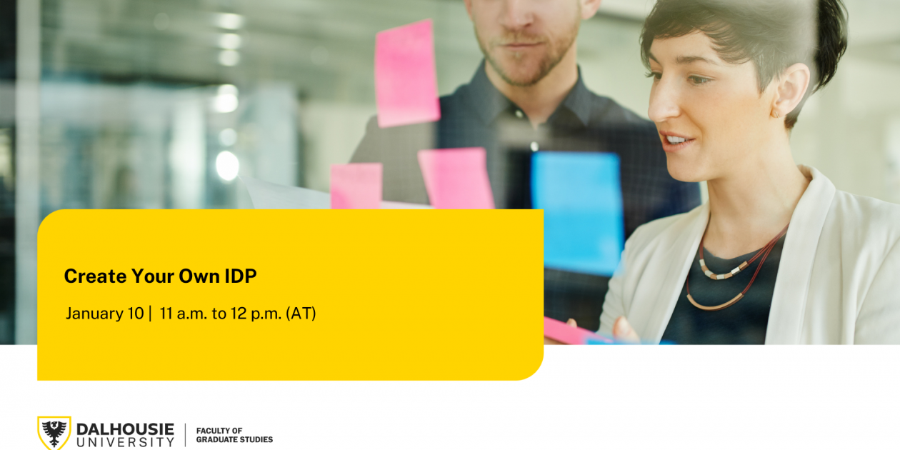 GradPD: Create Your Own Individual Development Plan (IDP) / Event ...