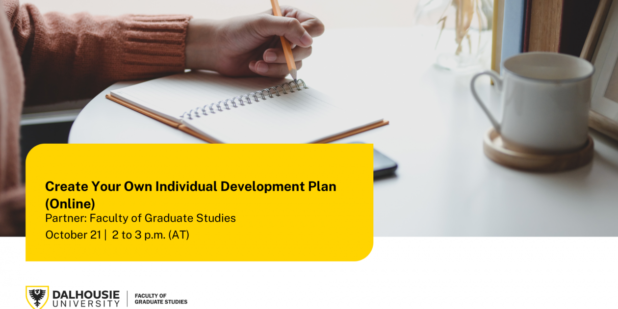 Create your own Individual Development Plan (Online) / Event Calendar ...