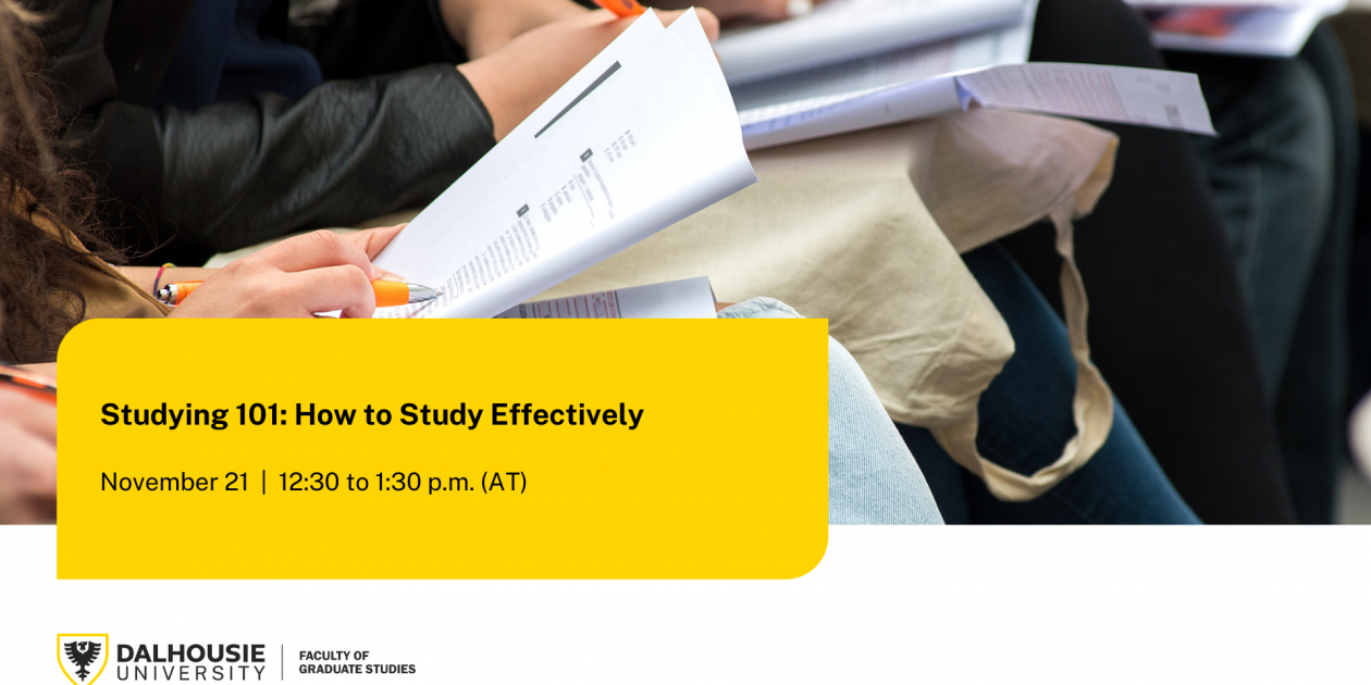 GradPD: Studying 101: How to Study Effectively / Event Calendar ...