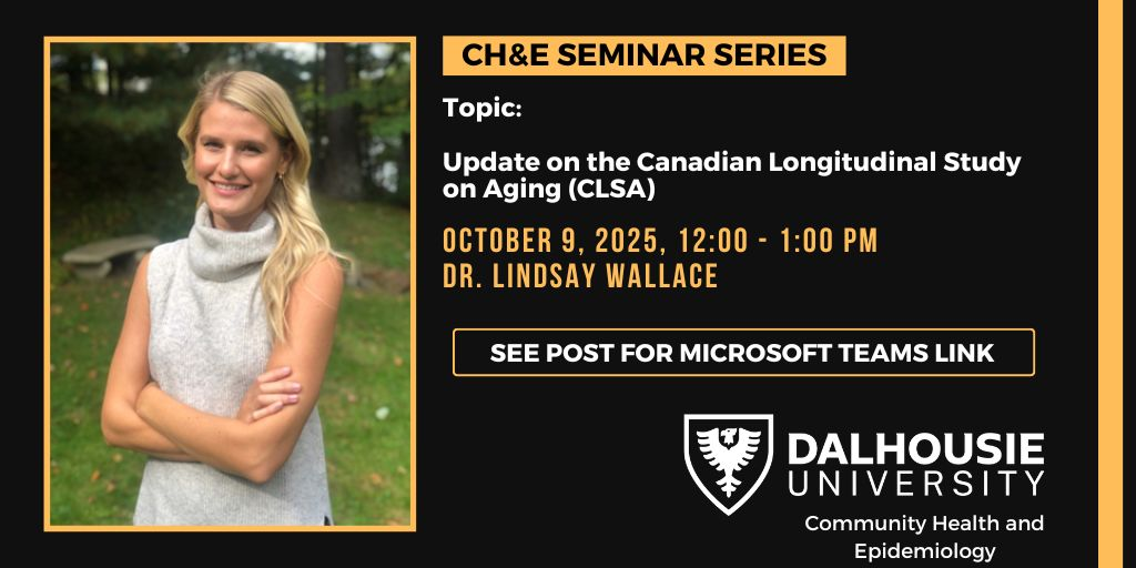 Update on the Canadian Longitudinal Study on Aging (CLSA) / Event ...