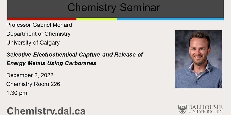 Visiting Chemistry Speaker / Event Calendar: Dalhousie University