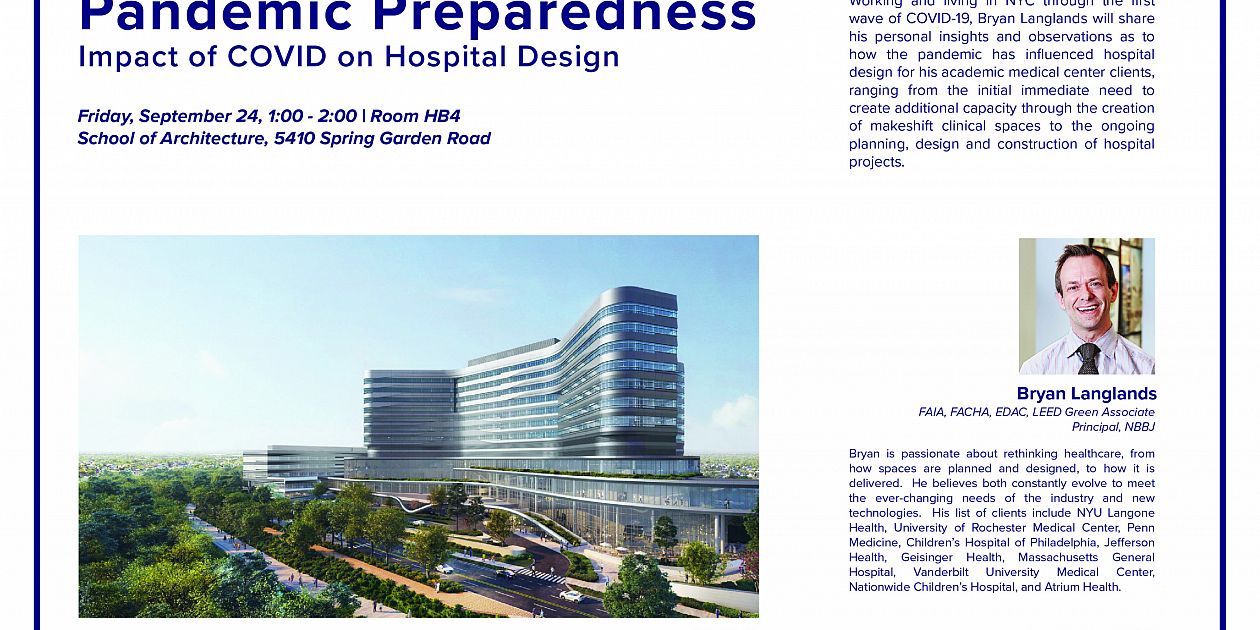 School of Architecture lecture by Bryan Langlands (BED’91, MArch’92 ...