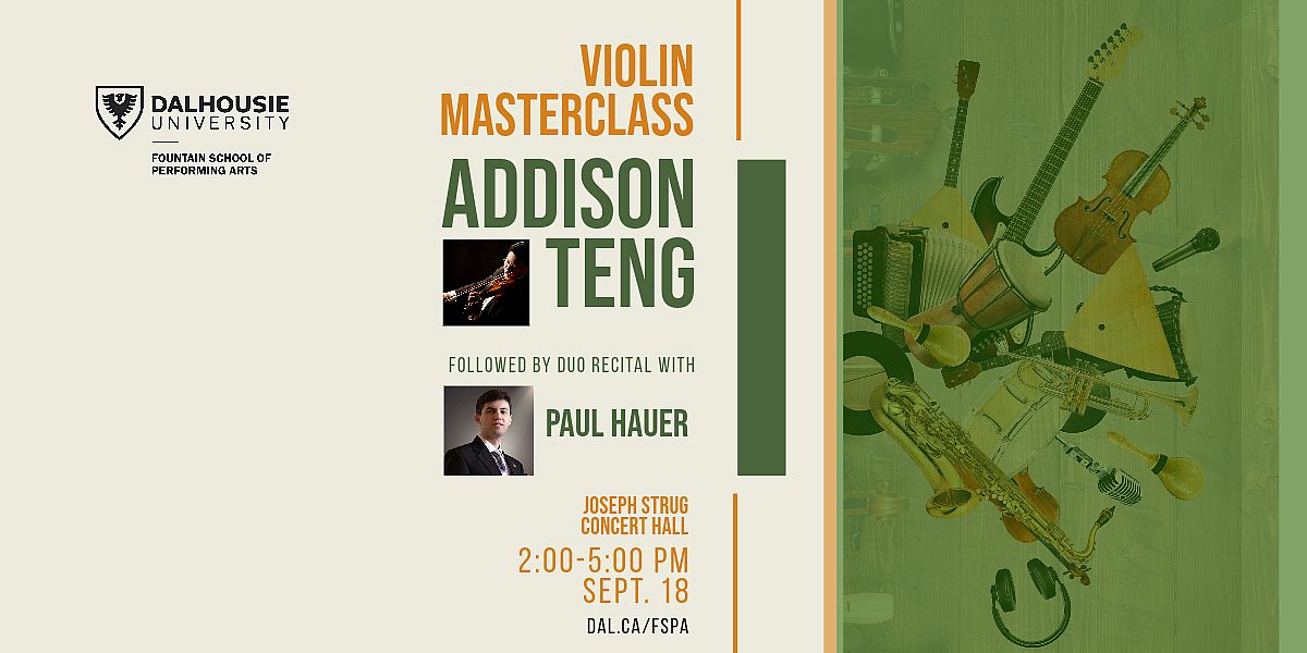 Violin Masterclass / Event Calendar: Dalhousie University